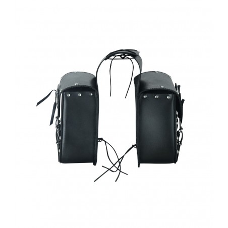 Alforges de couro para moto